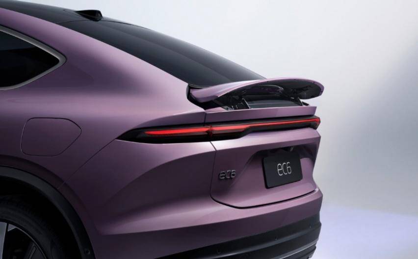 蔚来EC6换代，激光雷达+电动尾翼，更帅了