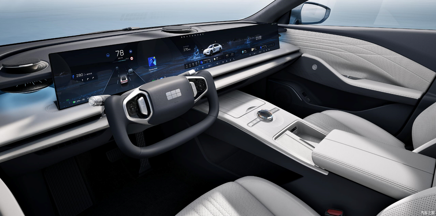 配备45英寸8K大屏 吉利银河E8官图发布