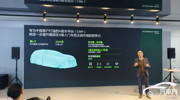 大众将推出4款CMP平台紧凑型电动车