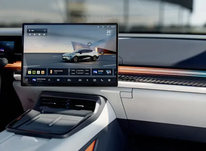 魅族车机、全景声、后排也装Pad，领克07EM-P座舱是卖点