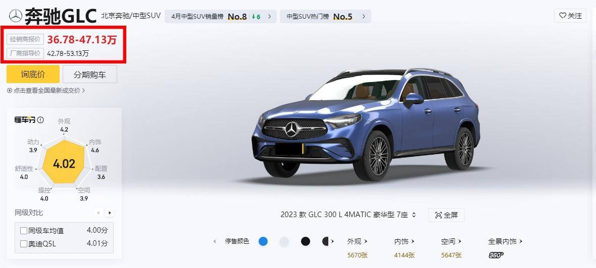BBA中型SUV均已降价！Q5L、X3最低仅27万多，GLC还不够有诚意