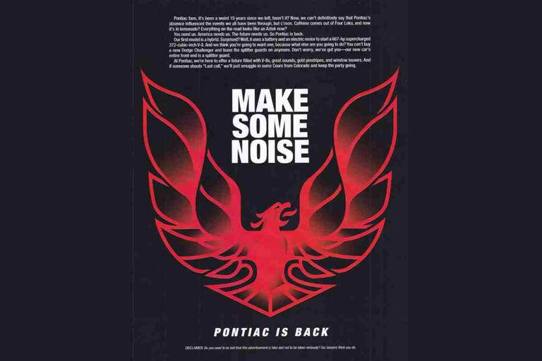 庞蒂亚克火鸟：2026年的传奇回归？