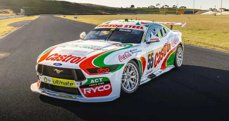 Tickford Racing向90年代经典致敬，野马赛车涂装重现Castrol Supra传奇